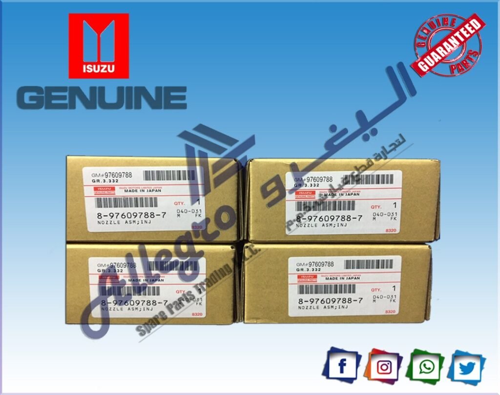 Genuine Isuzu Spare Parts Wholesaler in Dubai-No 1 Exporter